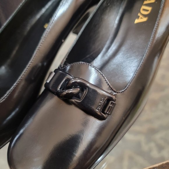 Prada | Shoes | Prada Vero Cuoio Nero | Poshmark